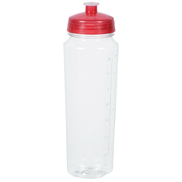 4imprint.com: PolySure Measure Water Bottle - 24 oz. - Clear 140126-C