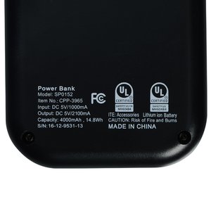 4imprint.com: Ridge Line Built-in Cable Power Bank 142005