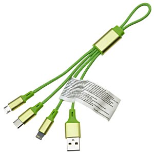 4imprint.com: Loop Charging Cable with Iridescent Pouch 144586-PC