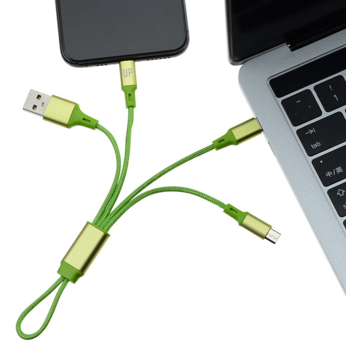 4imprint.com: Loop Charging Cable with Iridescent Pouch 144586-PC