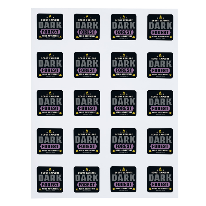 4imprint.com: Button Sheeted Stickers - Square - 1-1/2" x 1-1/2" 148201 ...