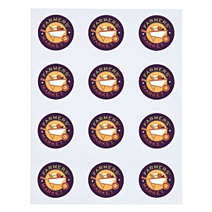 4imprint.com: Button Sheeted Stickers - Circle - 2" 148201-C-2