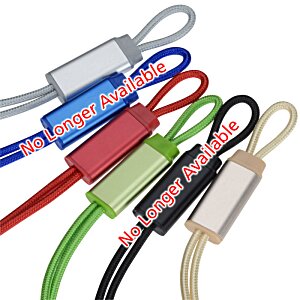 4imprint.com: Modena Metallic Loop Charging Cable 148318