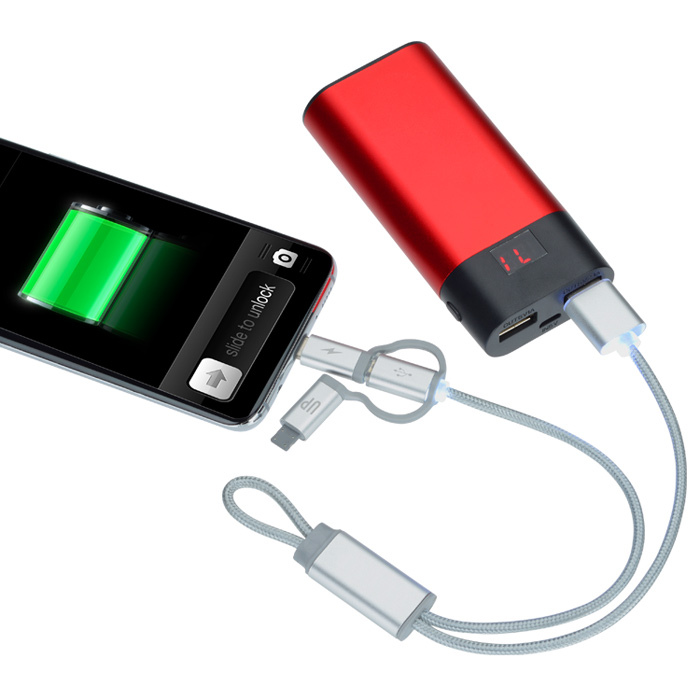 4imprint.com: Modena Metallic Loop Charging Cable 148318