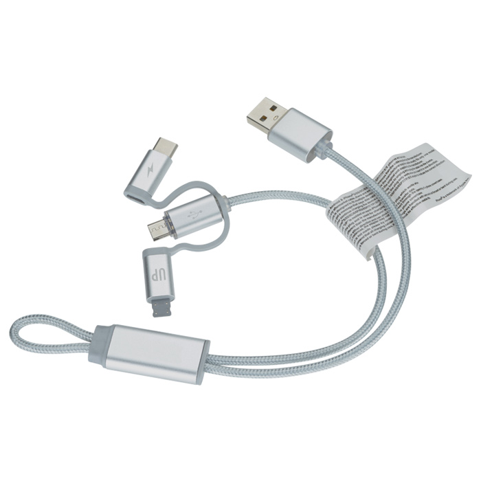 4imprint.com: Modena Metallic Loop Charging Cable 148318