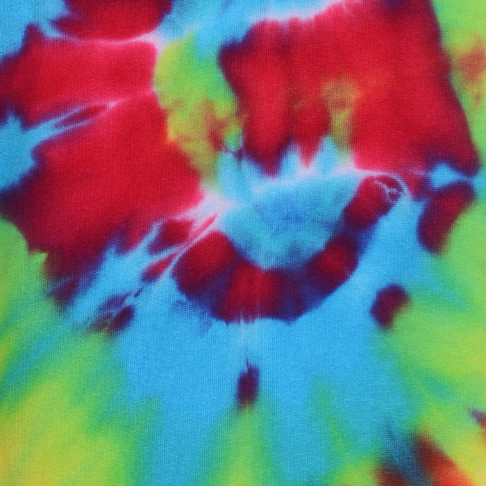 Tie Dyed Spiral Hoodie Embroidered 149236 E
