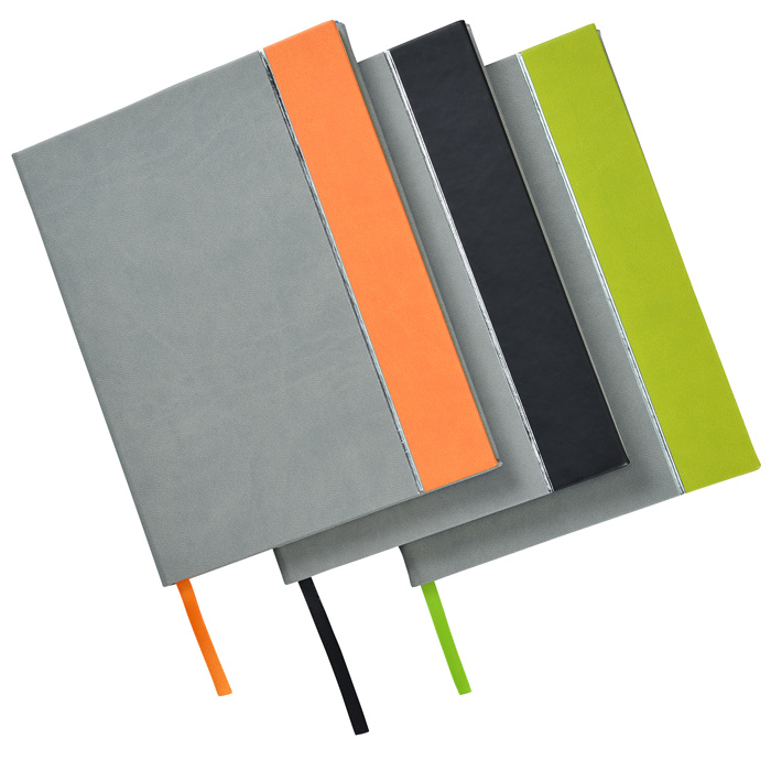 4imprint.com: Metallic Line Notebook 149352