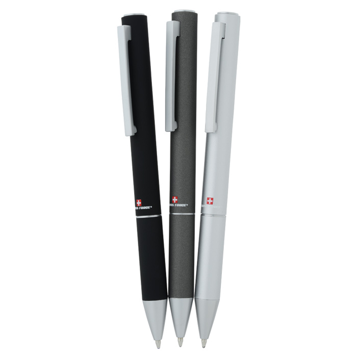 4imprint.com: Swiss Force Insignia Soft Touch Twist Metal Pen 152824
