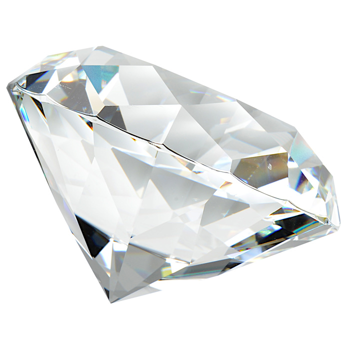 4imprint.com: Gemstone Crystal Paperweight - Clear 153322-C