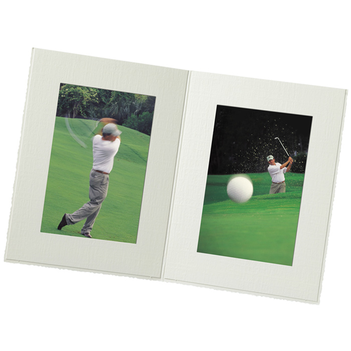 4imprint.com: 4" x 6" Double Portrait Folder - Vertical 158297-V-46