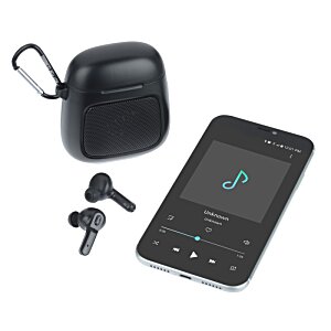 4imprint.com: Remix Auto Pair True Wireless Ear Buds and Speaker 161242
