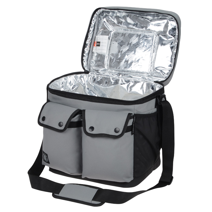 4imprint.com: Arctic Zone Repreve 24-Can Double Pocket Cooler 162503