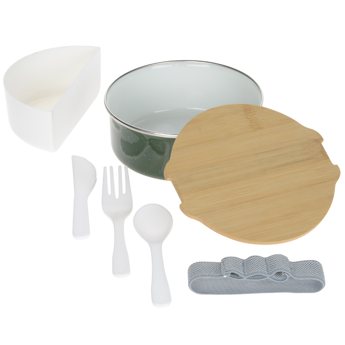 4imprint.com: Campfire Round Bento Box 162765