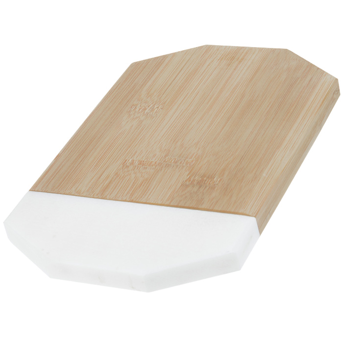 4imprint.com: Octagonal Marble & Bamboo Cutting Board 163123