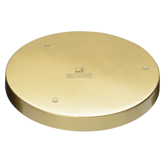 4imprint.com: Be Home Luxe Round Enamel Tray 164884