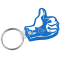 4imprint.com: Thumbs Up Soft Keychain - Translucent 39212-TU-T