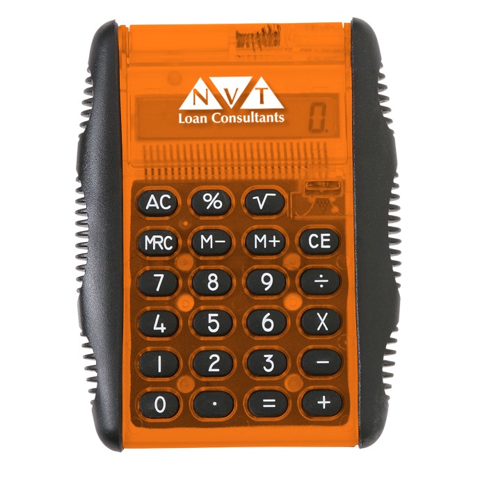 4imprint.com: Flip Calculator - Translucent - 24 hr 18044-T-24HR