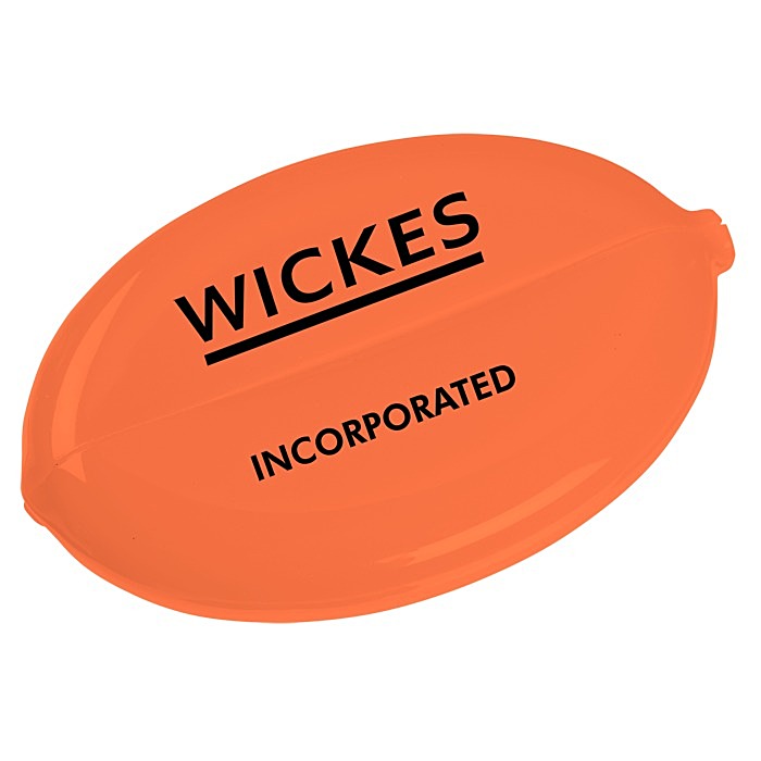 4imprint.com: Oval Quikoin Coin Purse - Translucent 85008-OV-T