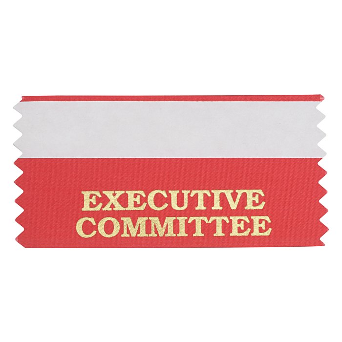 4imprint.com: Stock Badge Ribbon 2" x 4" 109511