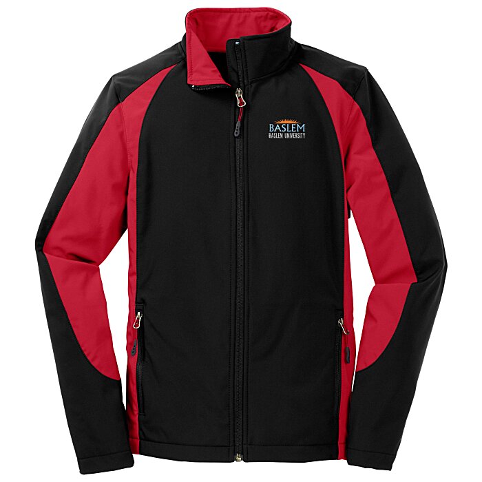 4imprint.com: Sport Colorblock Soft Shell Jacket - Ladies' 119676-L
