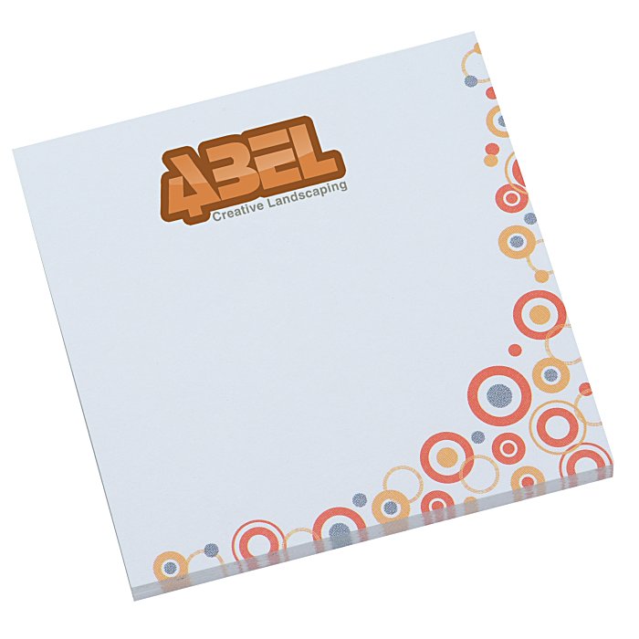 4imprint.com: Souvenir Designer Sticky Note - 3" x 3" - Dots - 50 Sheet ...