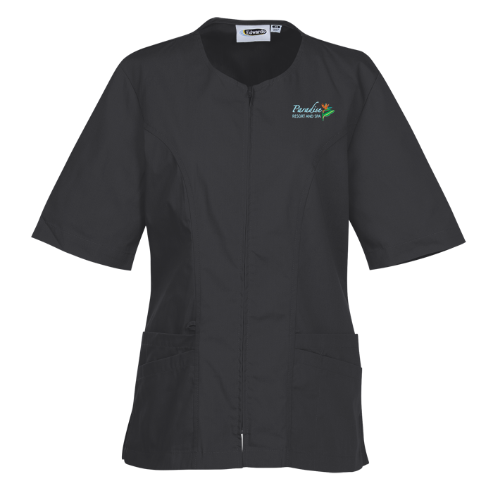 4imprint.com: Zip Front Smock - Ladies' - 24 hr 123278-L-ZF-24HR