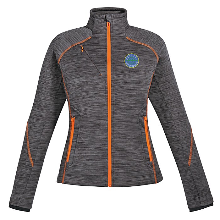 4imprint.com: Melange Bonded Fleece Jacket - Ladies' 124830-L