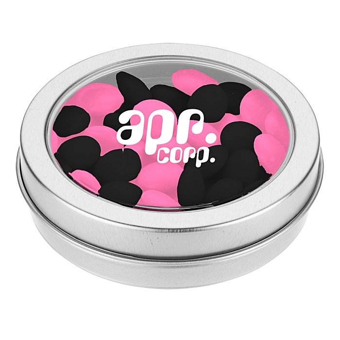 4imprint.com: Top View Tin - Chocolate Buttons 125688-CB