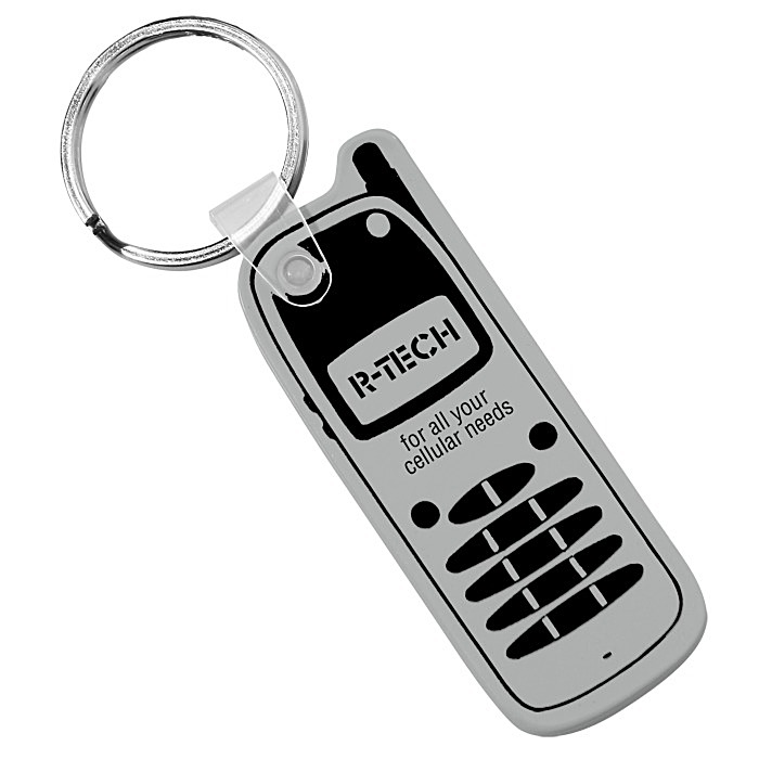 4imprint.com: Cell Phone Soft Keychain - Opaque 39212-CP-S