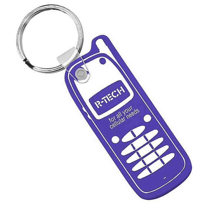 4imprint.com: Cell Phone Soft Keychain - Opaque 39212-CP-S