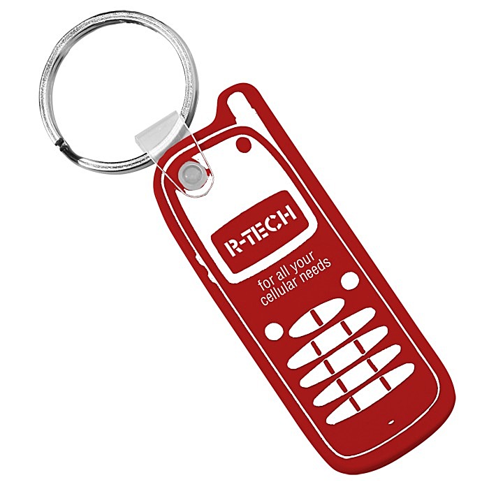 4imprint.com: Cell Phone Soft Keychain - Opaque 39212-CP-S
