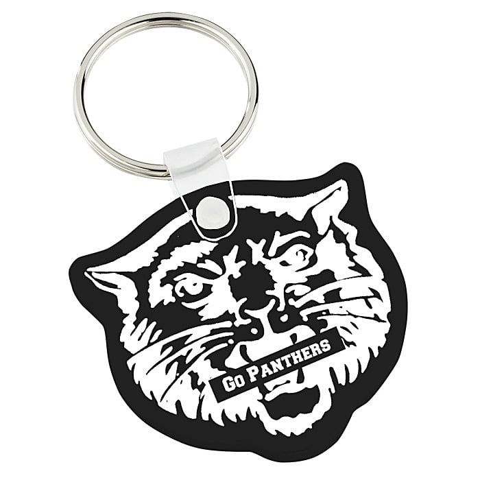 4imprint.com: Panther Soft Keychain - Opaque 39212-PAN-S