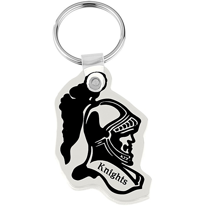 4imprint.com: Knight Head Soft Keychain - Opaque 39212-KH-S