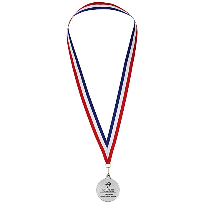 4imprint.com: Antique Finish Medal with Red, White & Blue Ribbon 127003