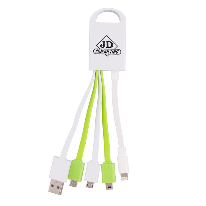 4imprint.com: 4-in-1 Charging Cable - Multicolor 130090-MC