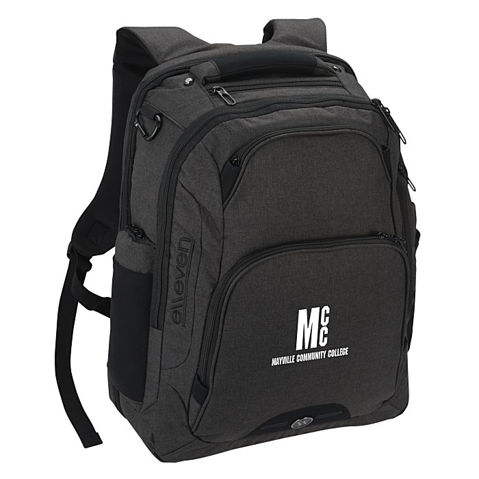 4imprint.com: elleven Rutter Checkpoint-Friendly Laptop Backpack 129863