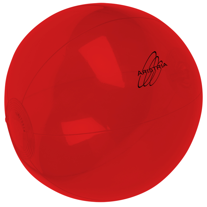 4imprint.com: 12" Beach Ball - Translucent - 24 hr 131875-T-24HR