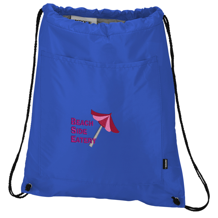 4imprint.com: Koozie® Drawstring Backpack Kooler - Embroidered 137044-E