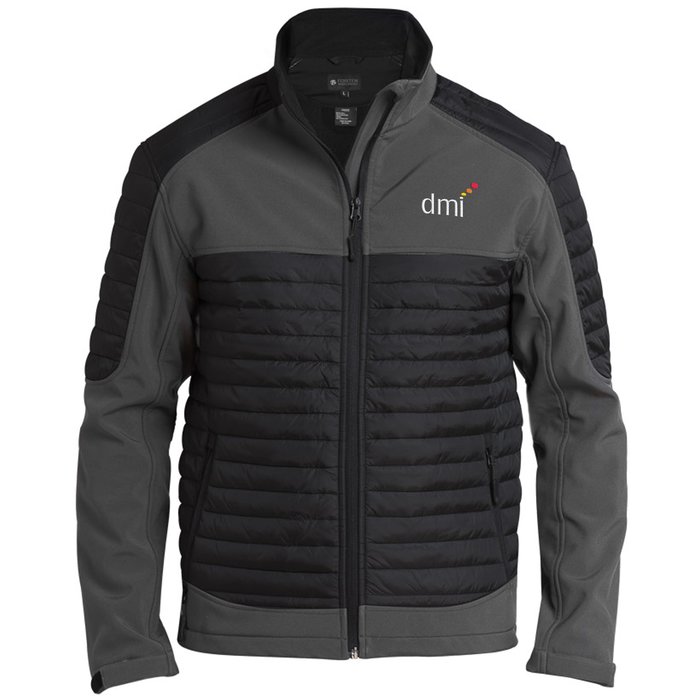 4imprint.com: Quilt Accent Soft Shell Jacket - Men's - 24 hr 143061-M-24HR