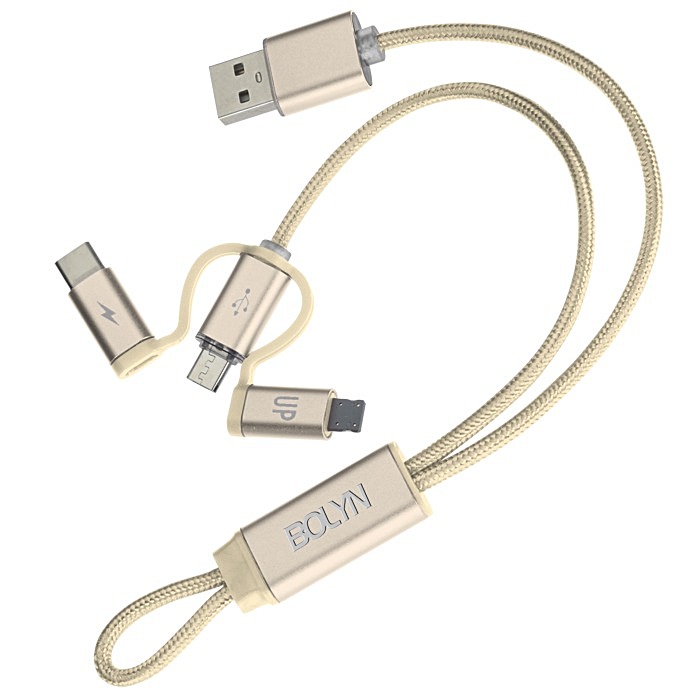 4imprint.com: Modena Metallic Loop Charging Cable 148318