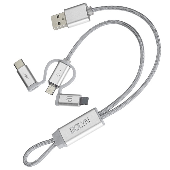 4imprint.com: Modena Metallic Loop Charging Cable 148318