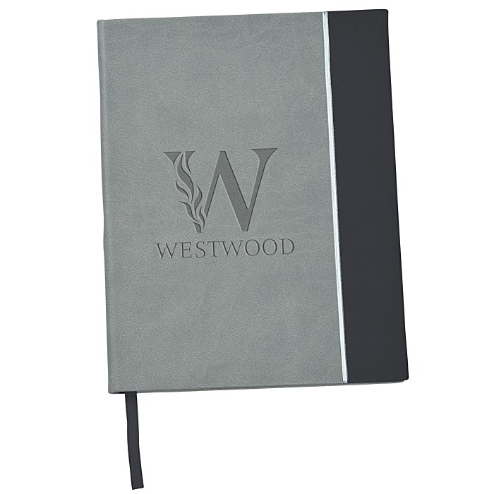 4imprint.com: Metallic Line Notebook 149352