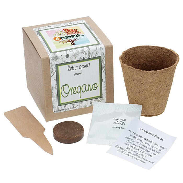 4imprint.com: Growable Planter Gift Kit - Herbs - 24 hr 144688-H-24HR