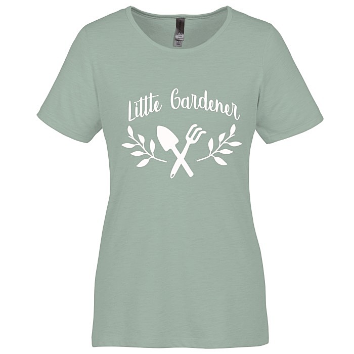 Platinum Tri Blend T Shirt Ladies 147606 L