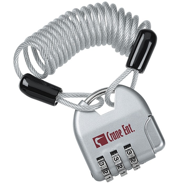 4imprint.com: Combination Cable Lock - 24 hr 154732-24HR