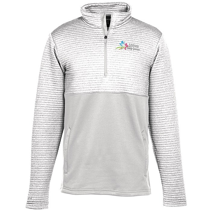 4imprint.com: 3D Regulate Ribbed Heather 1/4-Zip Pullover - Men's 156292-M