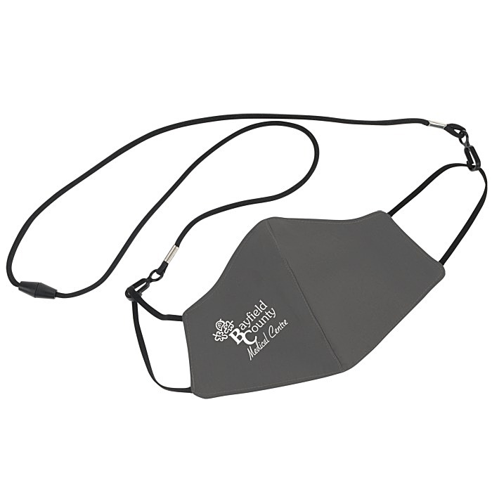 4imprint.com: Comfy 2-Ply Face Mask with Lanyard 158792-LYD