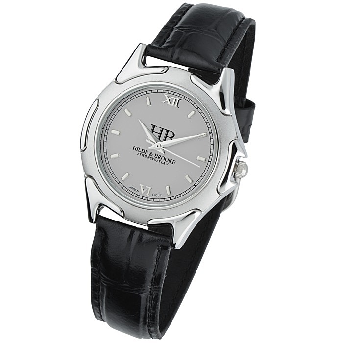 4imprint.com: Patton Leather Watch - 1-1/2" 163343-112