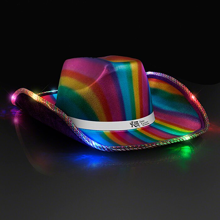 4imprint.com: Shiny Light-Up Cowboy Hat 166199
