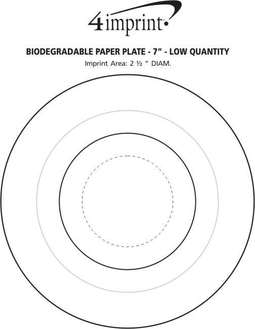 4imprint.com: Paper Plate - 7" - Low Qty 101221-7-LQ
